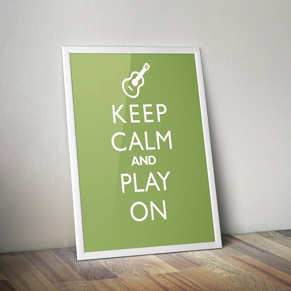 Keep Calm and Play - Etsy