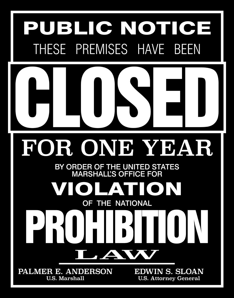 Printable Prohibition Poster Reproduction Instant Digital | Etsy