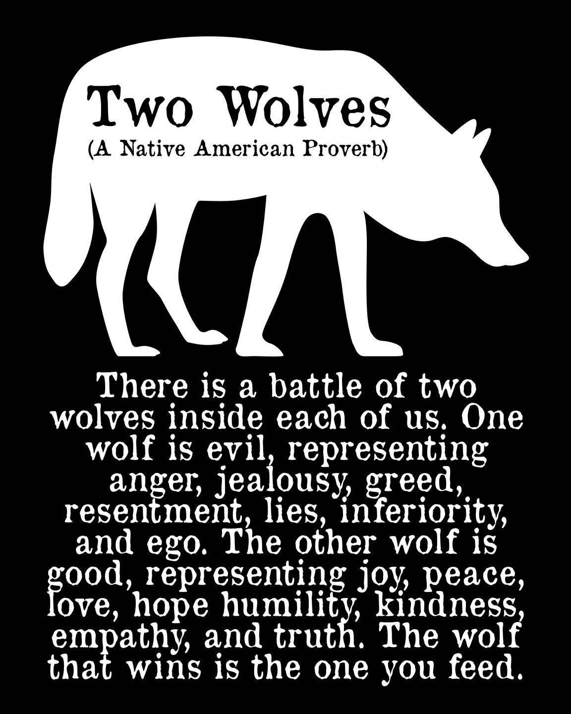 Native American Wolf Quotes Sayings