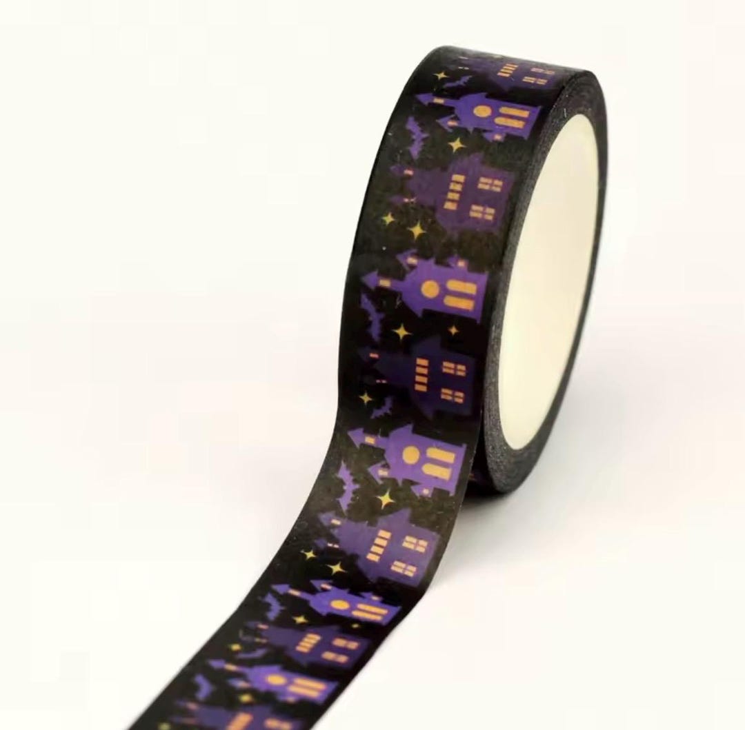 Haunted House Washi Tape - 1 Full Roll - Etsy