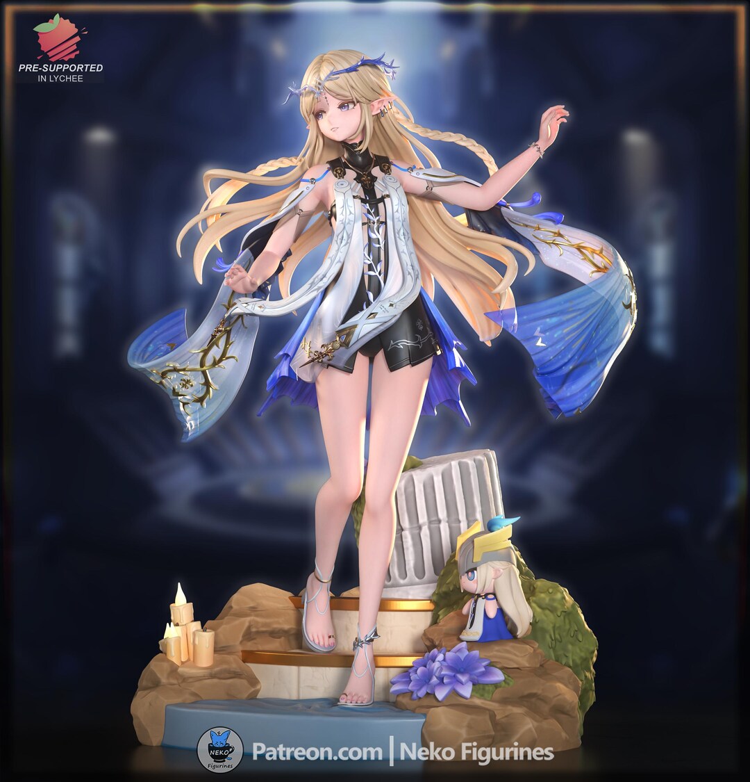Cartethyia Wuthering Waves Fanart Statue | 3D Resin Figure | Wuwa ...