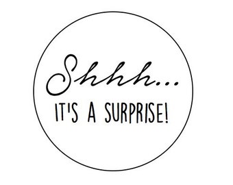 Shhh It's a Surprise - Etsy