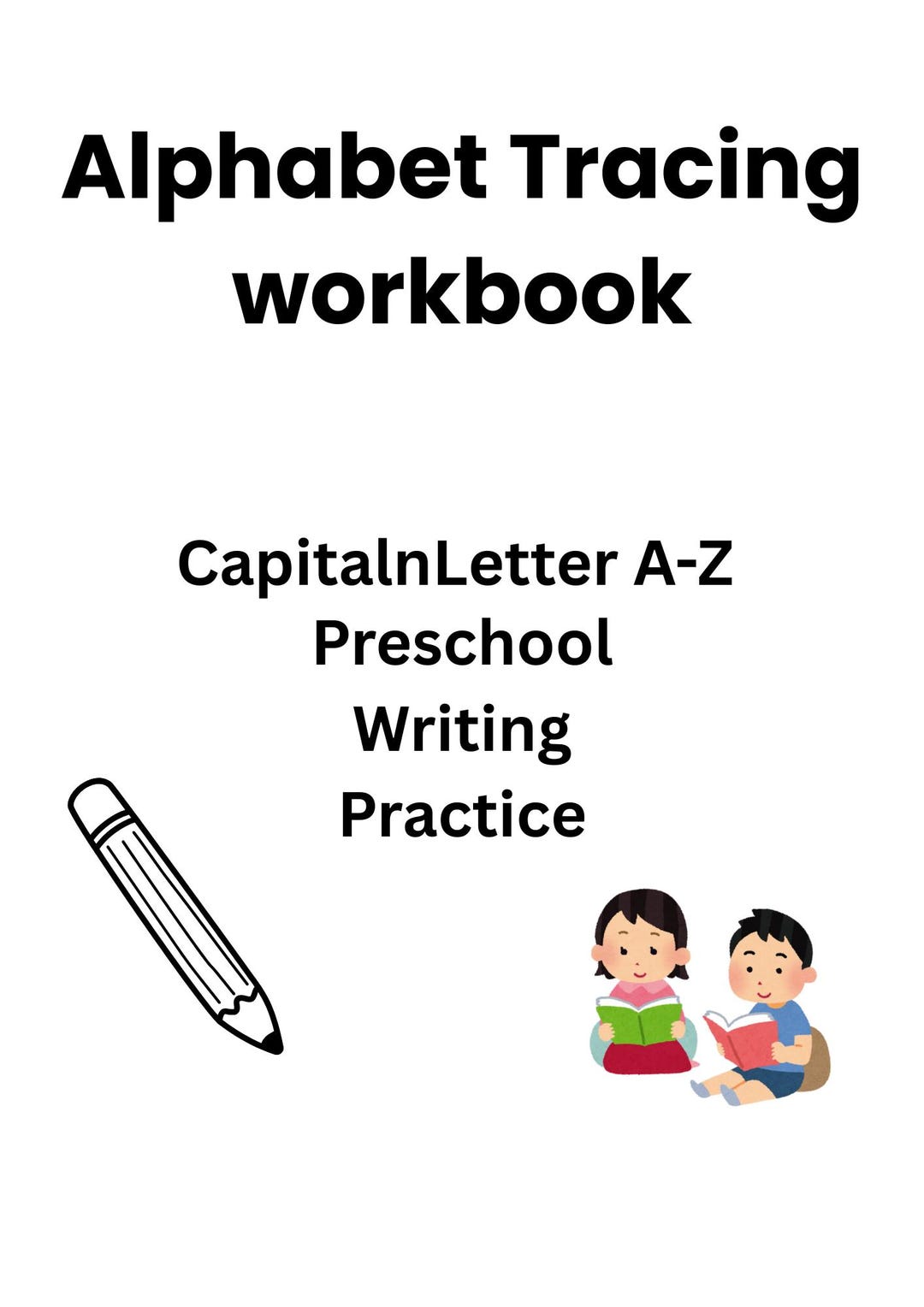 Alphabet Tracing Workbook for Kids | Capital Letters A–Z | Printable ...