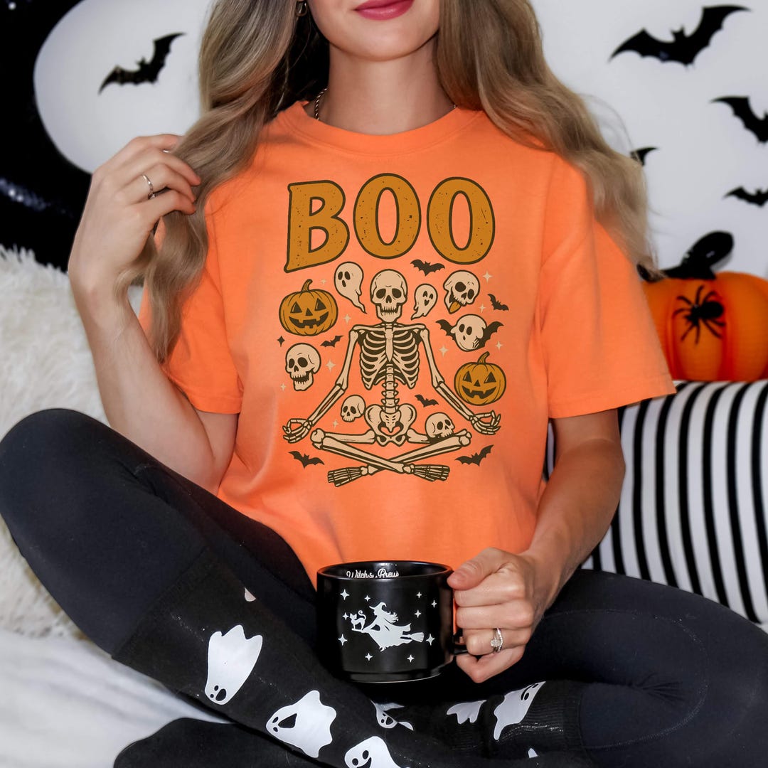 Boo Skeleton PNG, Funny Halloween Skeleton Png, Spooky Boo Png, Skull ...