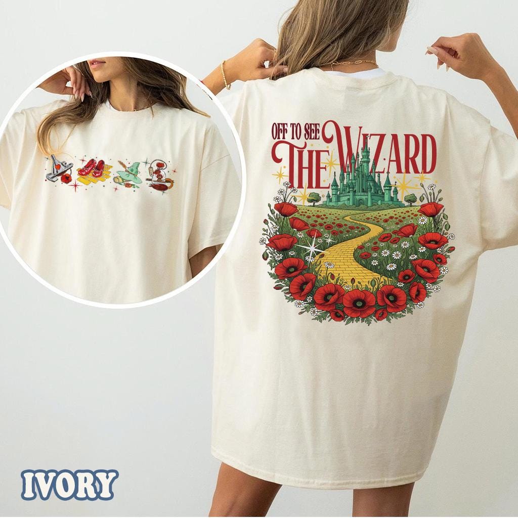 Retro Yellow Brick Road Wizard of Oz Shirt, off to See the Wizard Shirt ...