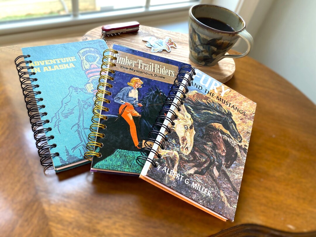 Vintage Book Journals | Upcycled Mid-century Adventure Stories ...