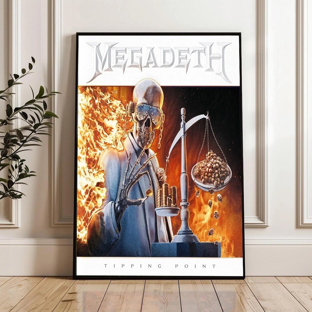 Megadeth Tipping Point Poster Print - Etsy