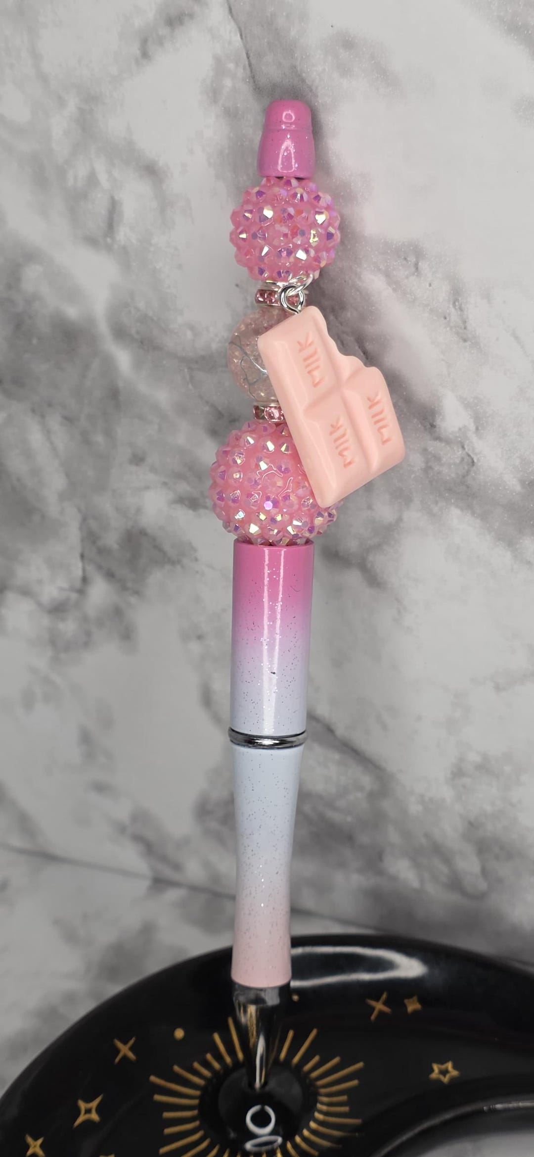 Pink Milk Chocolate Charm Pen - Etsy