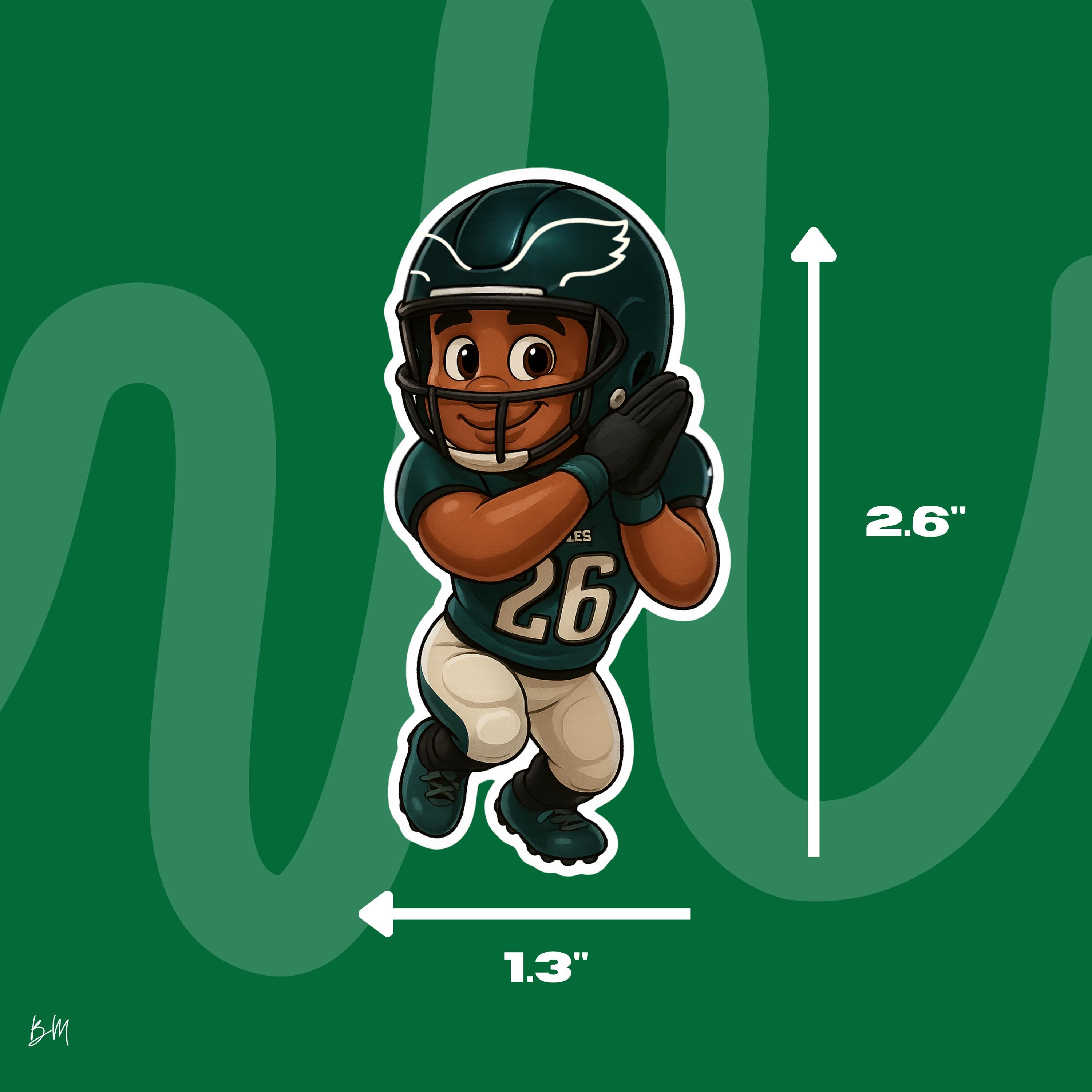 Philadelphia Eagles Stickers - Sheet 1 - Etsy