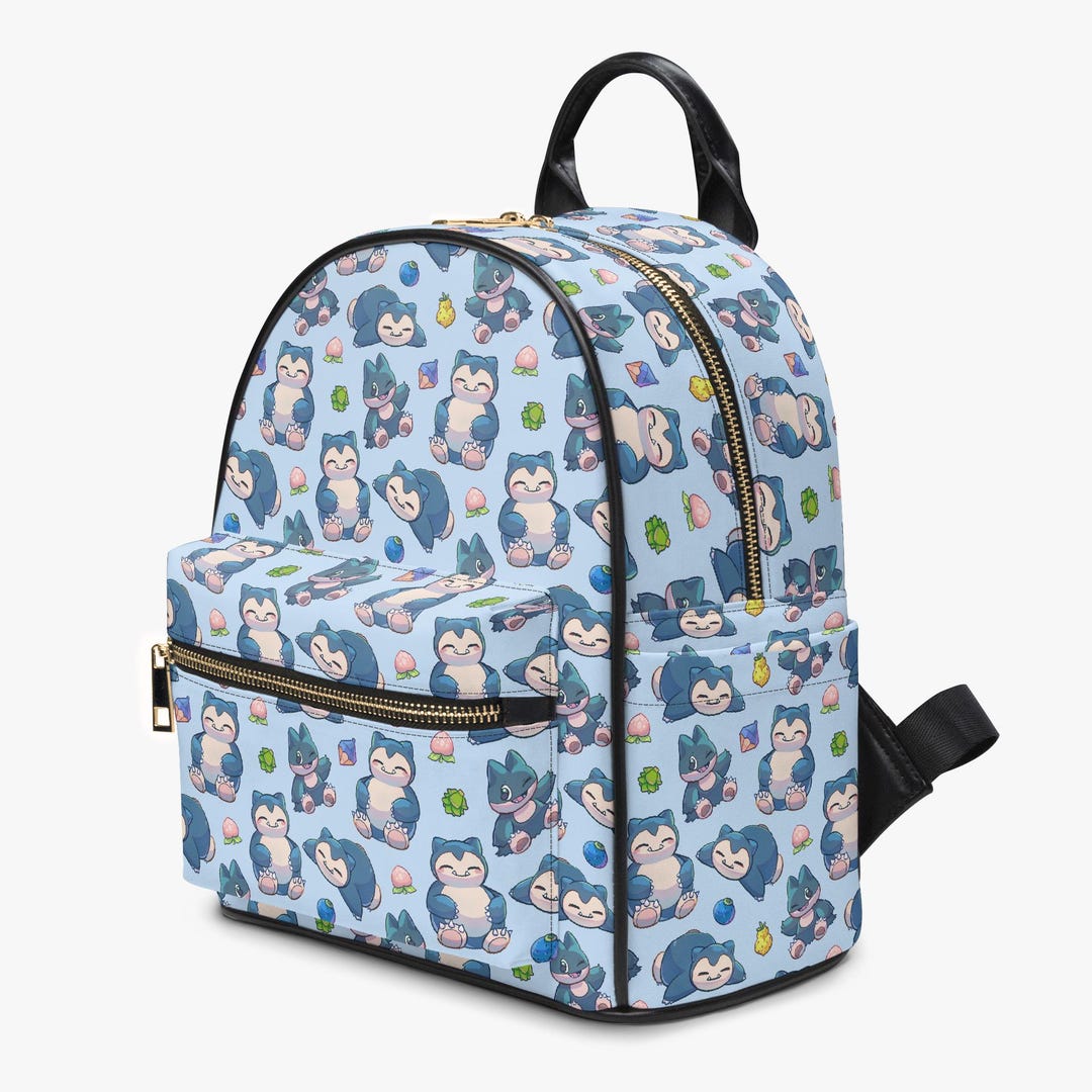 Snorlax and Munchlax Pokemon Berry Mini Backpack - Etsy