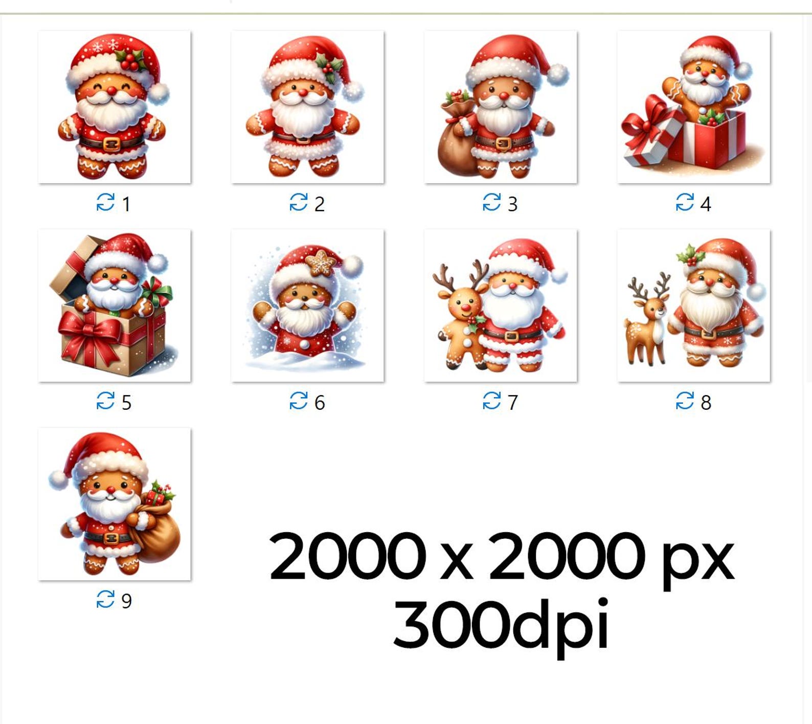 Santa Gingerbread Man PNG – Christmas Clipart, Festive Holiday ...