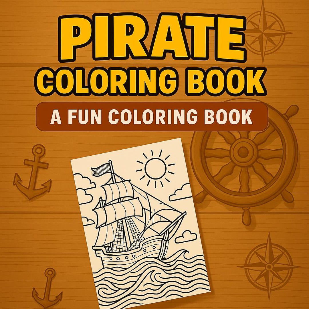 Pirates Coloring Pages – 15 Adorable Pirate Ships, Treasure & Mates ...
