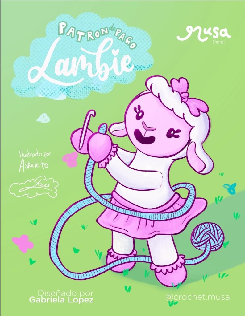 Lambie the Dancing Lamb Digital Pattern | Lambie Amigurumi | Digital ...