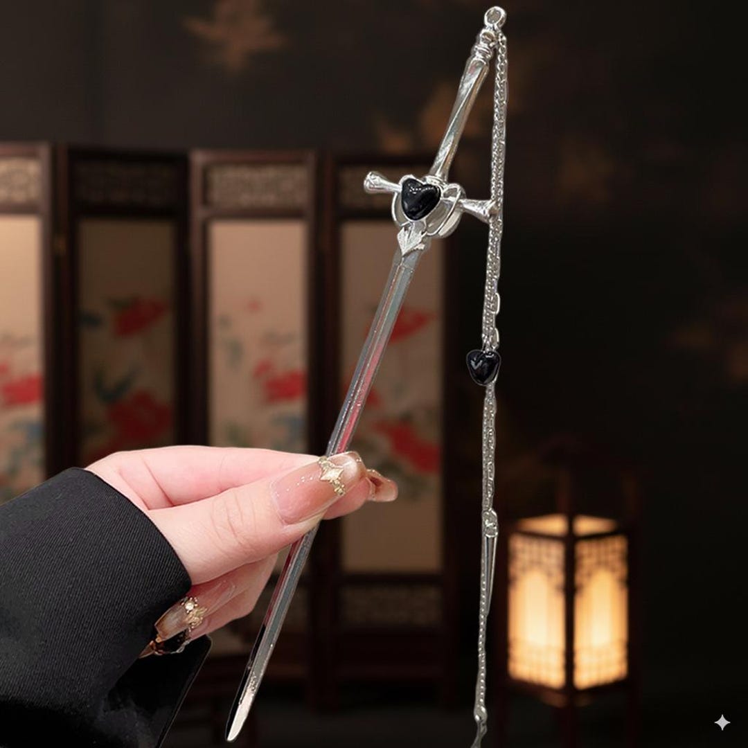 Ancient Style Sword Hairpin,vintage Chinese Hairpin With Pearl,chinese ...