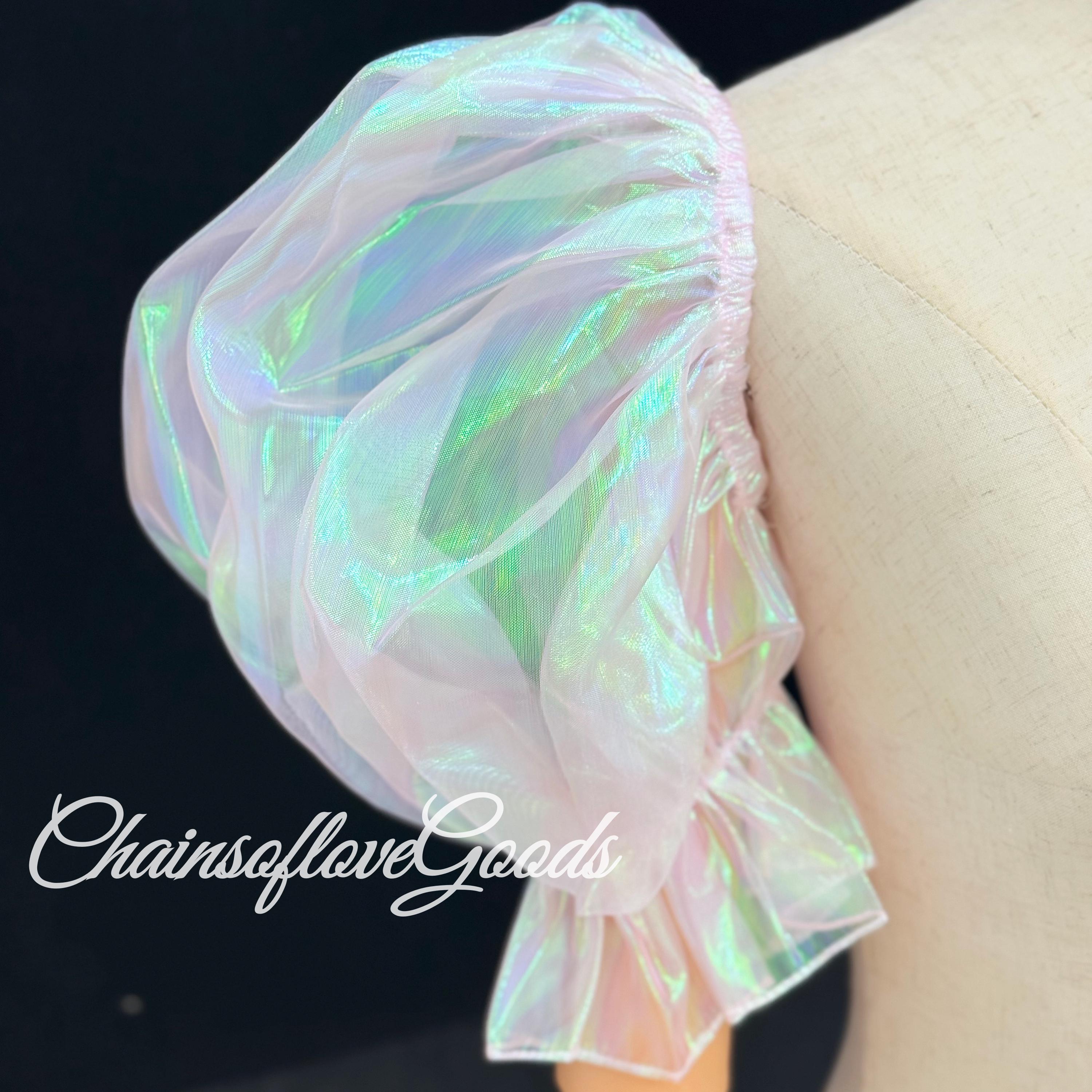 Iridescent Puff Sleeve Bolero – Shimmer Organza Shoulder Cover-up - Etsy