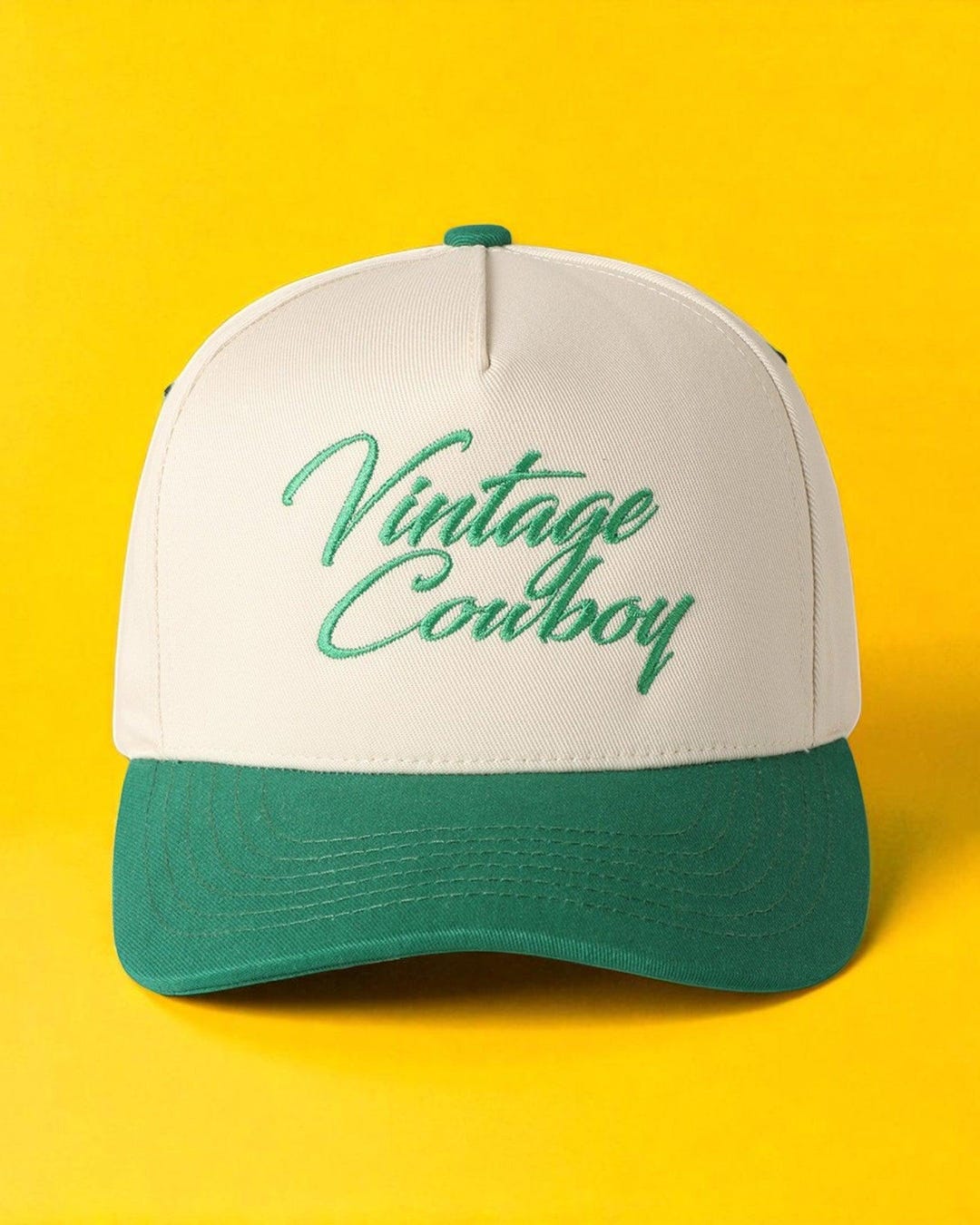 Vintage Cowboy Trucker Hat - Etsy