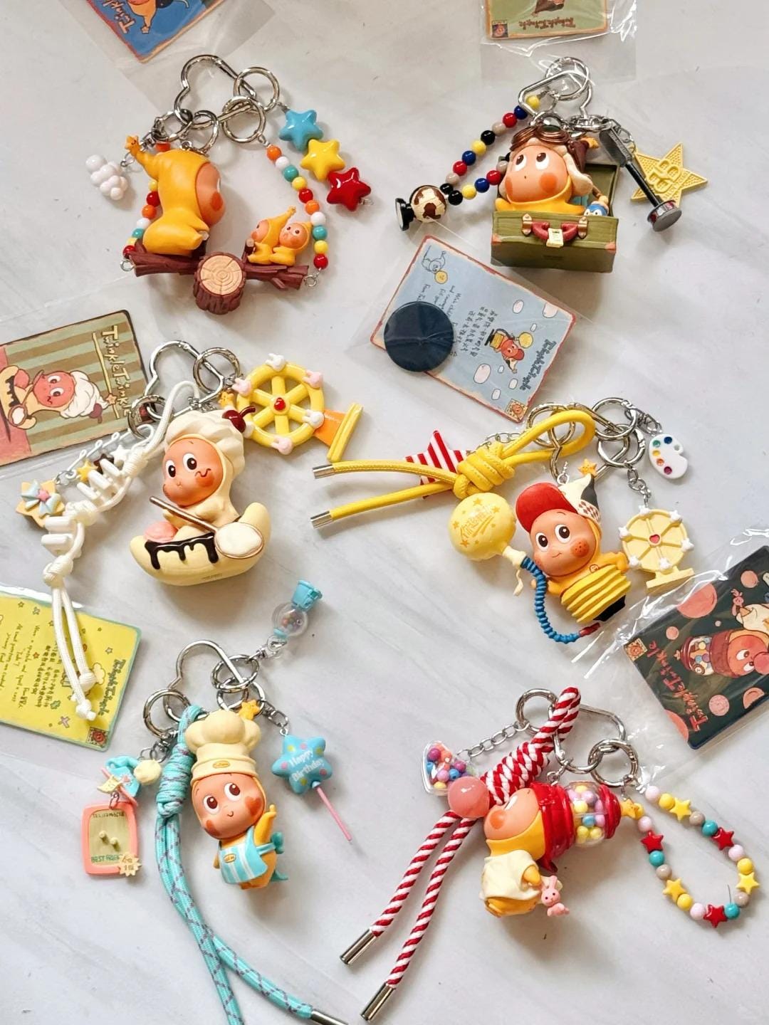 Pop Mart Star Bag Charm: Handmade Keychain Car Pendant - Etsy