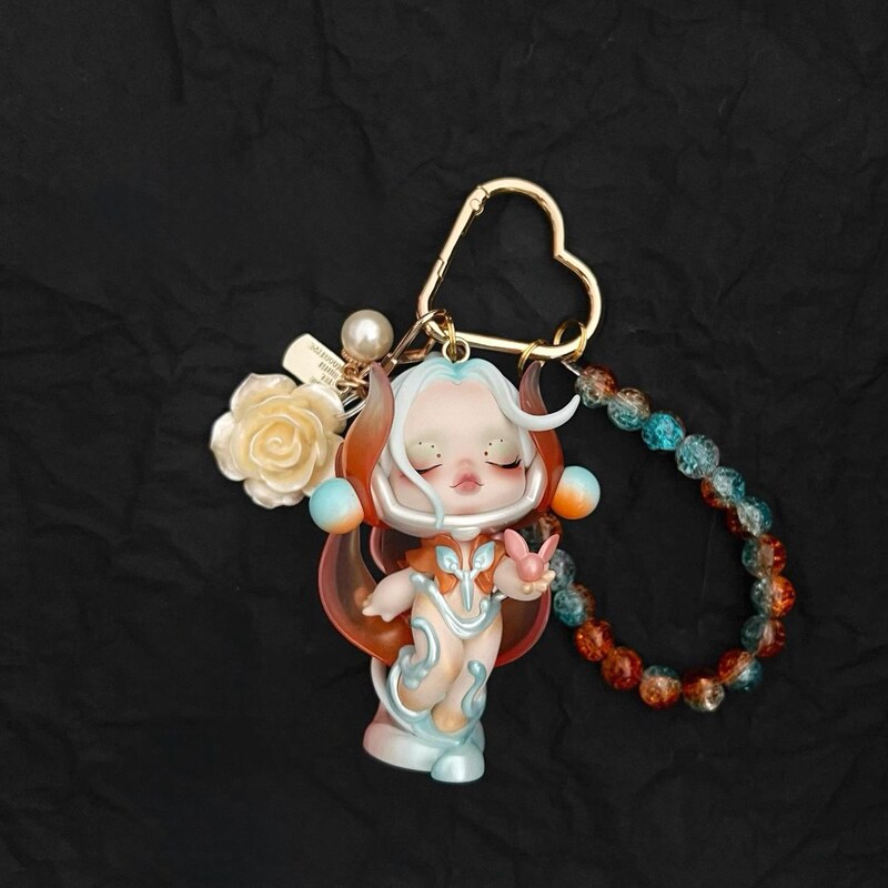 Skullpanda Keychain - Etsy