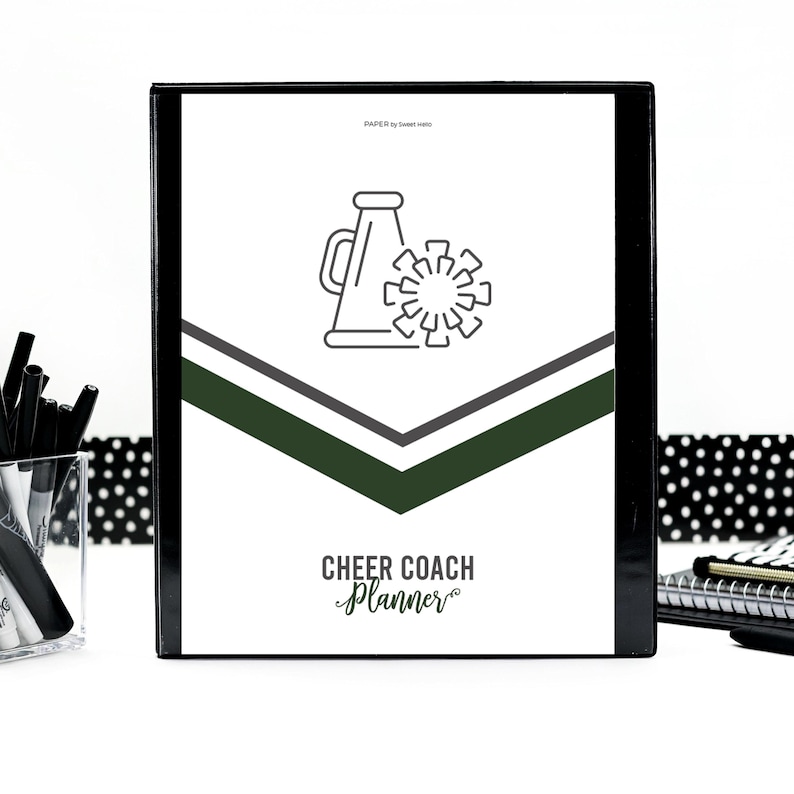 Cheer Coach Planner: Printable PDF, Cheer Formations & 8-count Sheets ...