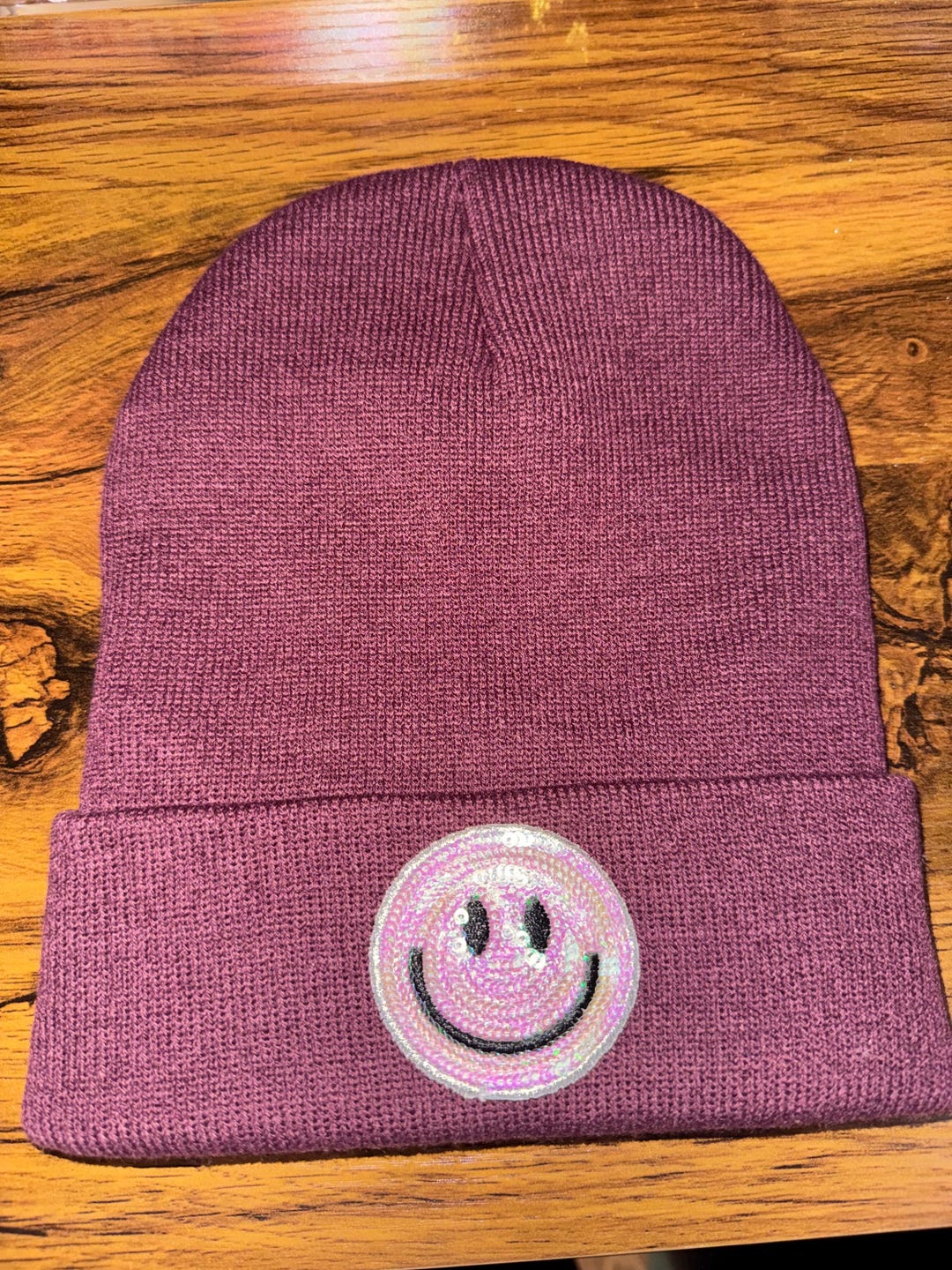 Toboggan With Smiley Face - Etsy