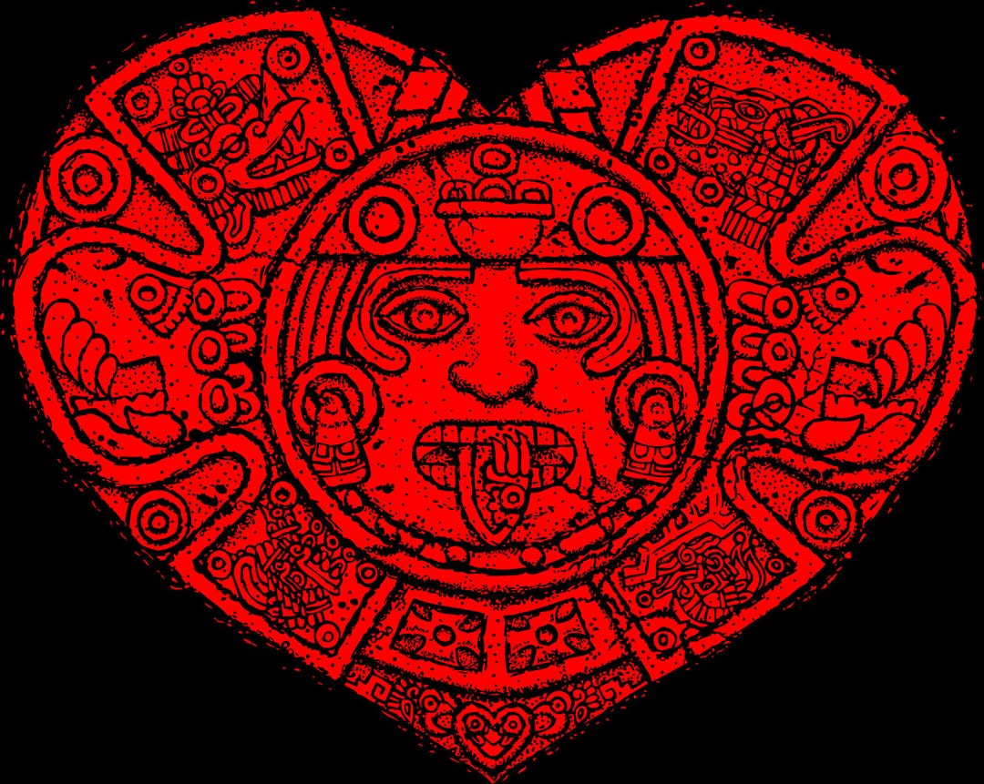 Aztec Heart - Etsy