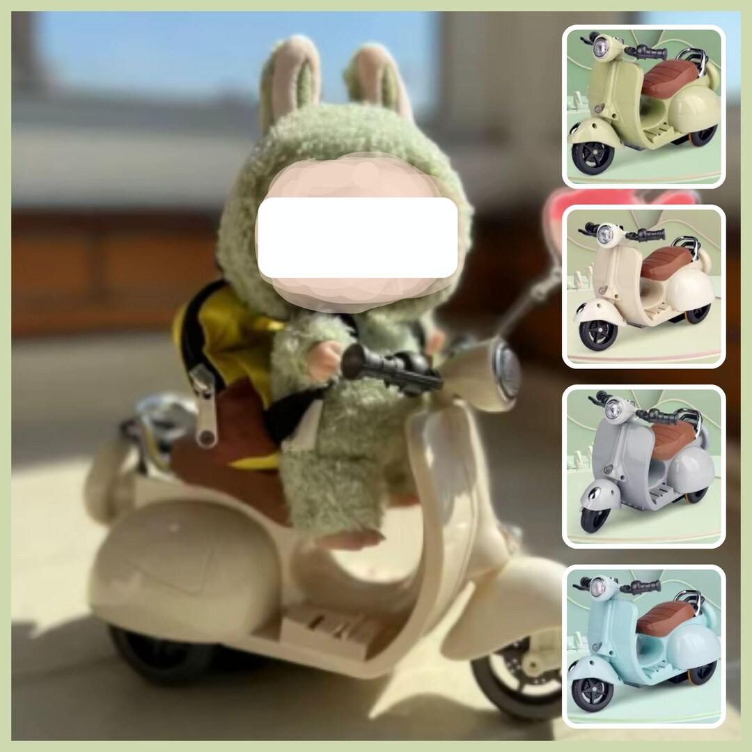 Mini Scooter Toy Accessories for Cute Monster, Adorable Mini Motorcycle ...