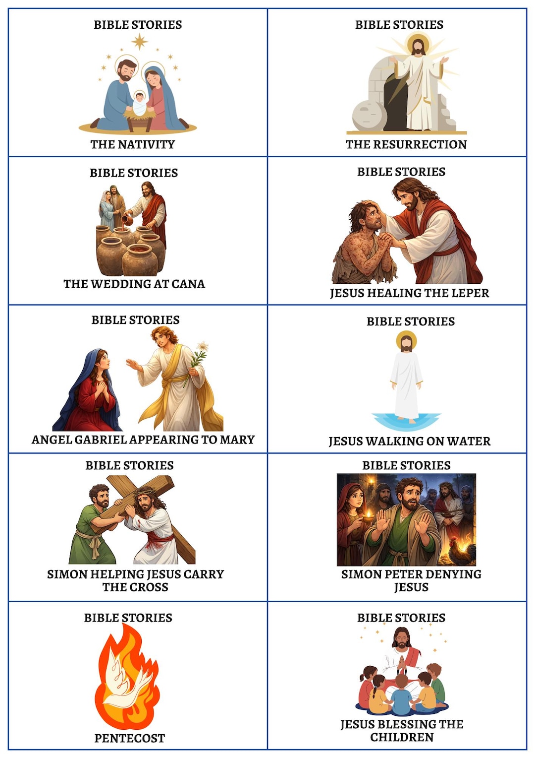 Catholic Charades, Printable Game, Digital Download L First Communion ...