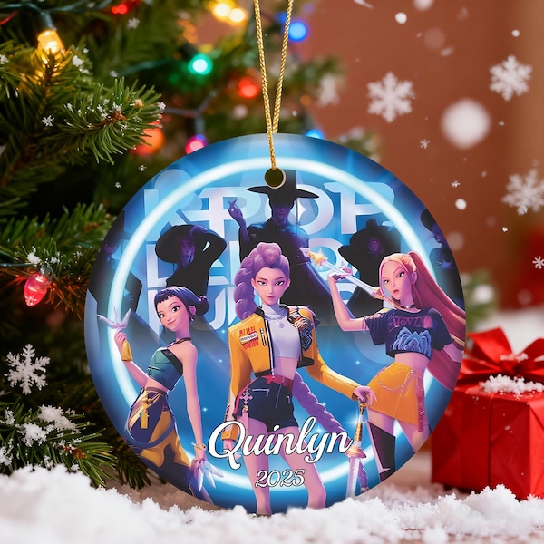 Kpop Demon Hunter Christmas Ornament - Etsy