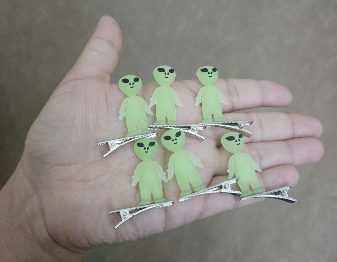 ALIEN Glow in the Dark Halloween Rave Trink- Set of 6- Set of 10- Set ...