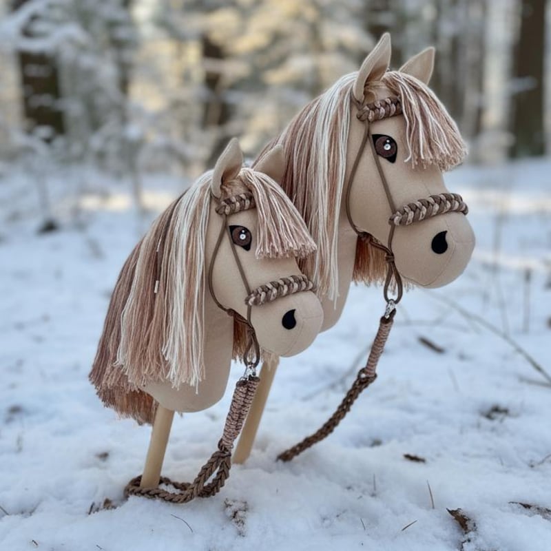 Realistic Beige Hobby Horse - Etsy