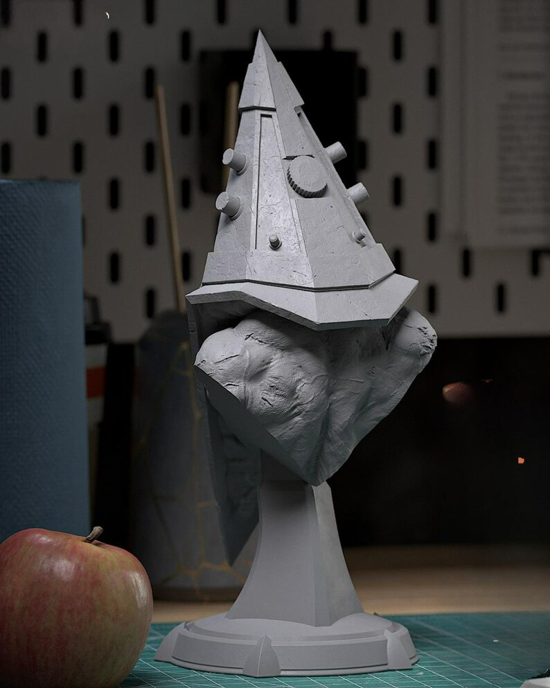 Pyramid Head Bust STL | Silent Hill 3D Printable Statue | Horror Game ...