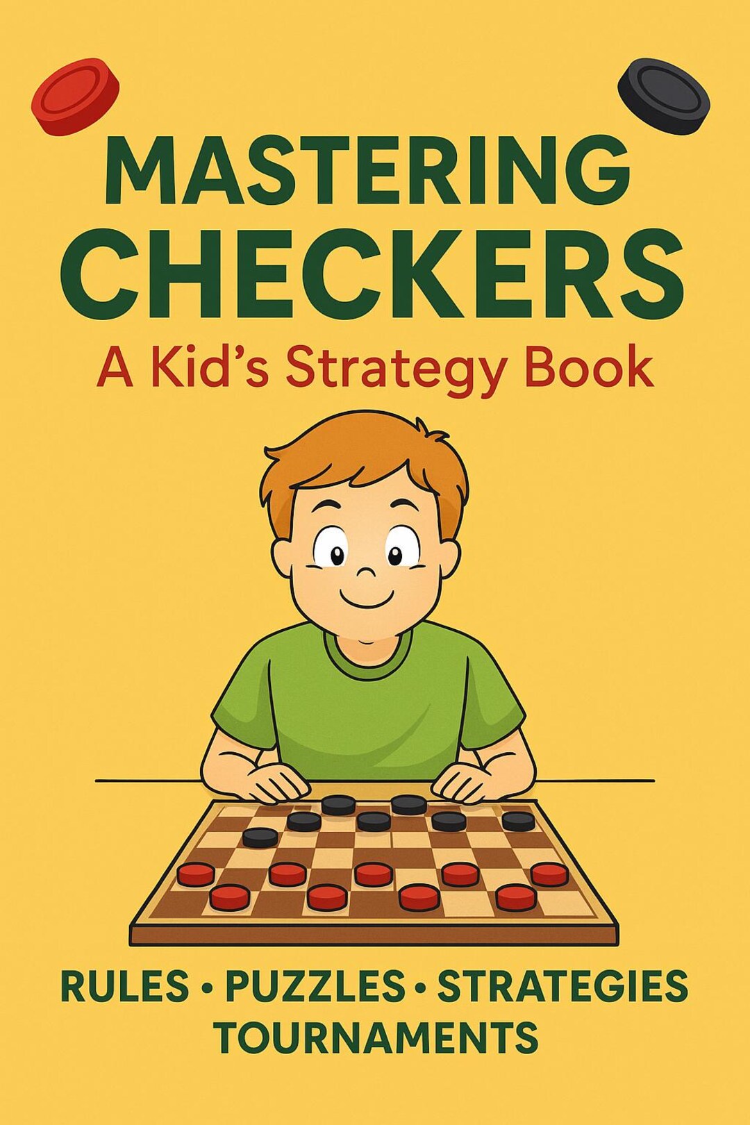 Checkers Strategy Guide for Kids – Rules, Puzzles, Tournaments (ebook ...