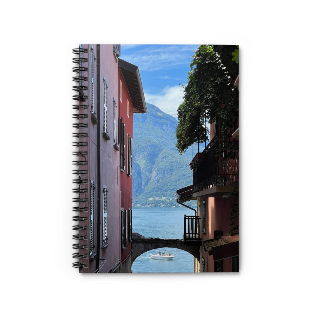 Lake Como, Italy - Spiral Notebook - Etsy