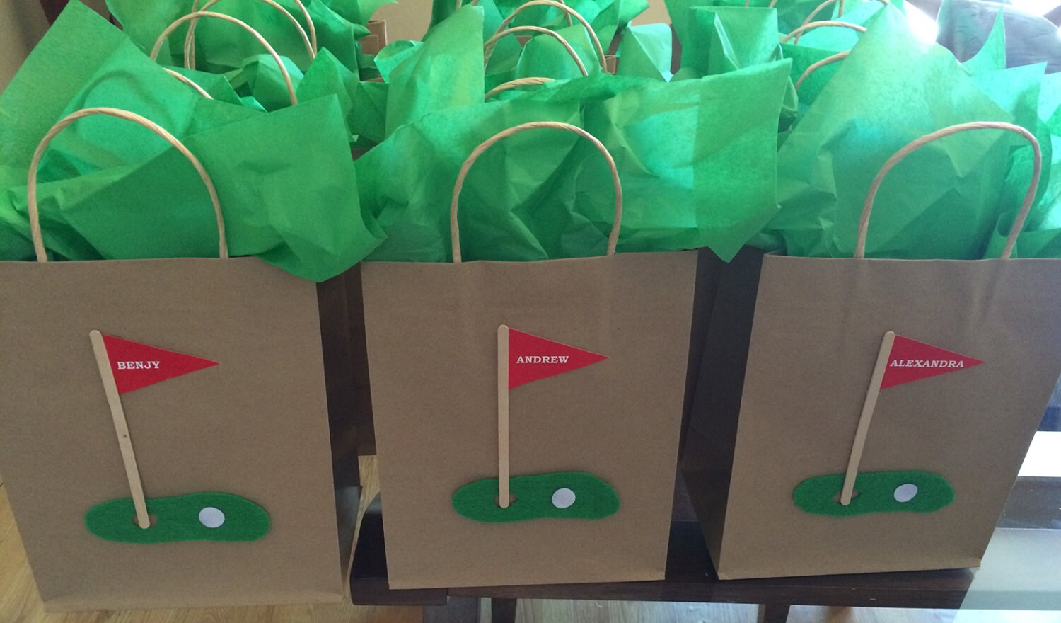 Golf Favor Bags - Set of 10 - Etsy