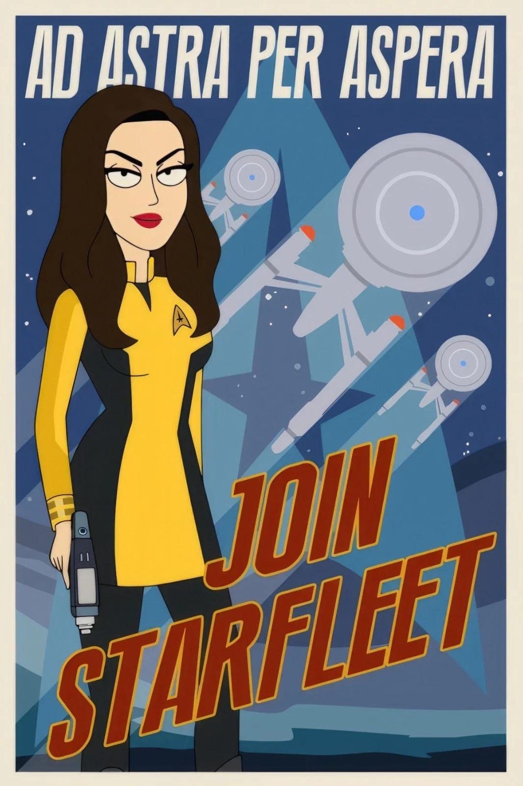 Art Join Starfleet Star Trek Strange New Worlds Poster - Etsy