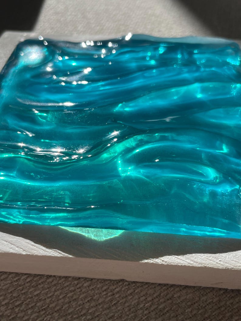Ocean Art in Resin - Water Ripple - Water Sculpture - Small Size - Etsy