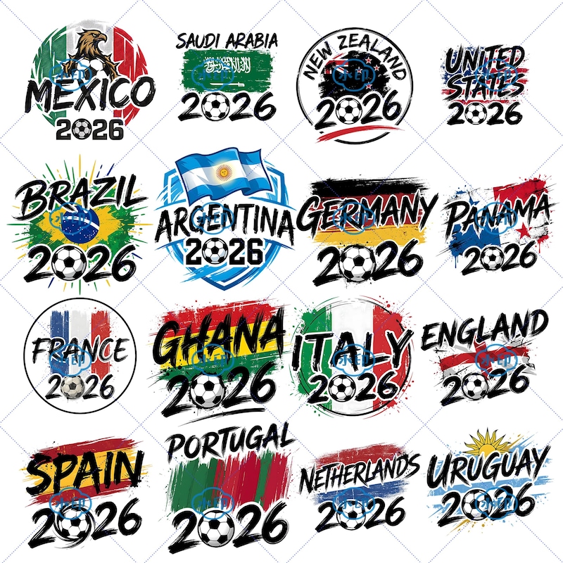 World Cup 2026 Team Logo - Etsy