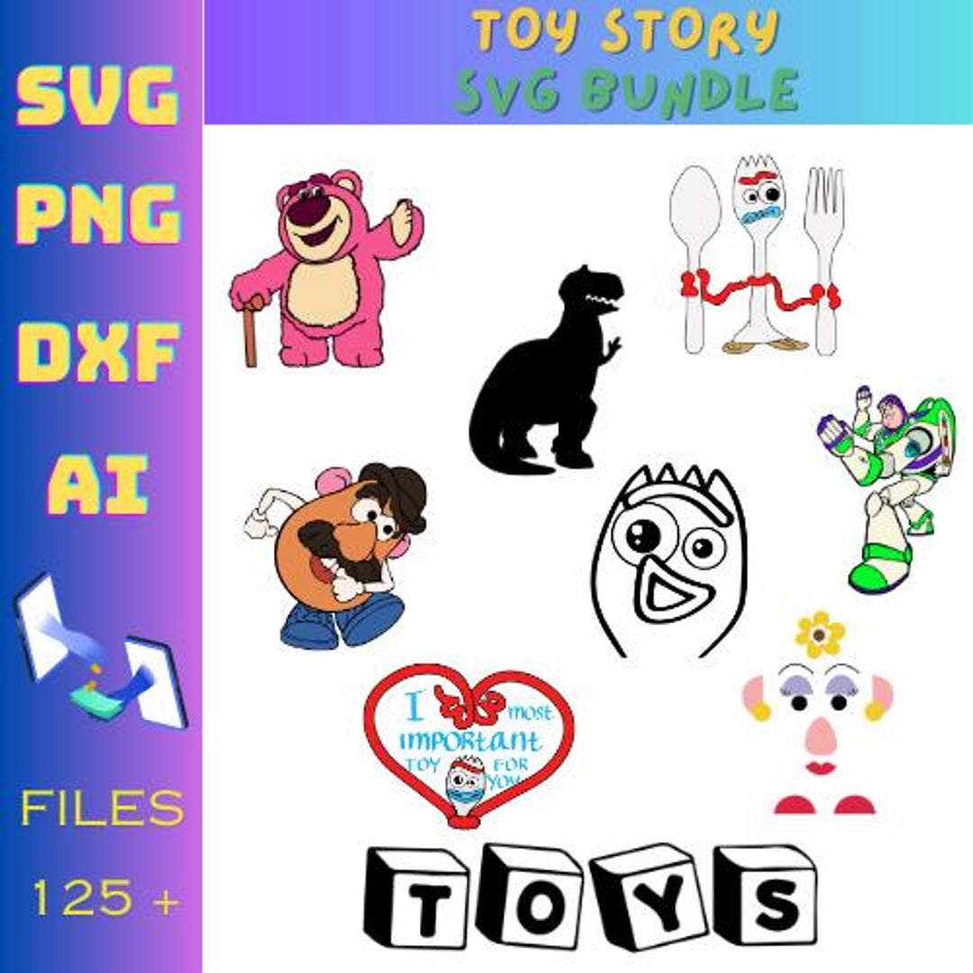 Toy Story SVG Bundle: Print-ready Designs - Etsy