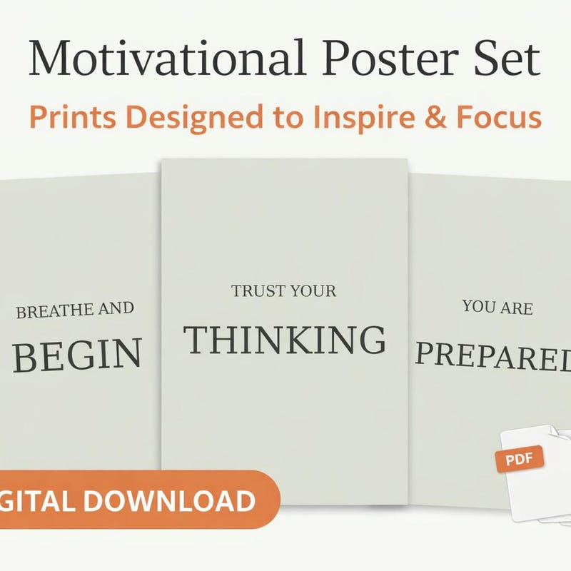 Test Motivation Posters - Etsy