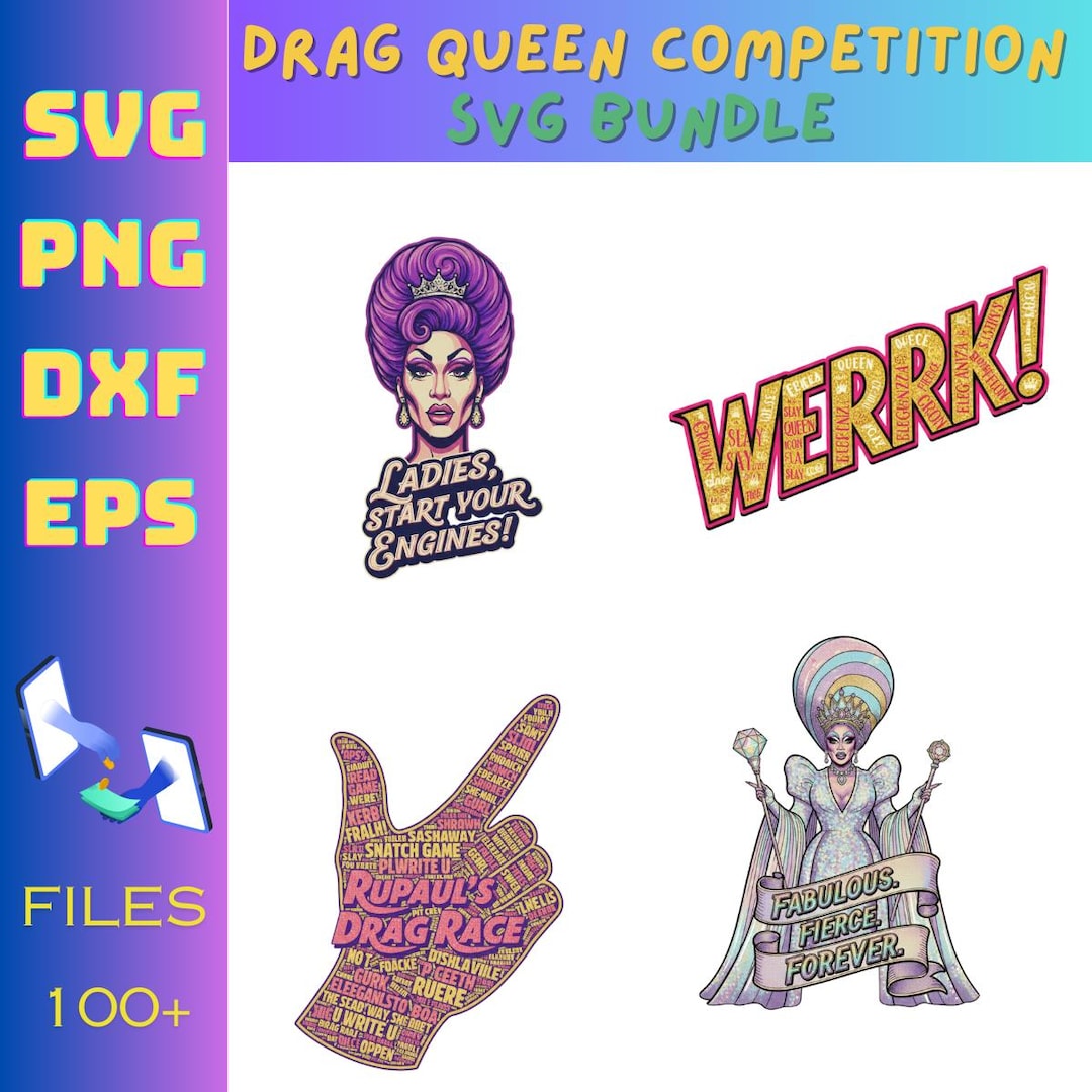 Drag Queen Quotes SVG Bundle | Sassy & Fierce Drag Inspired Sayings ...