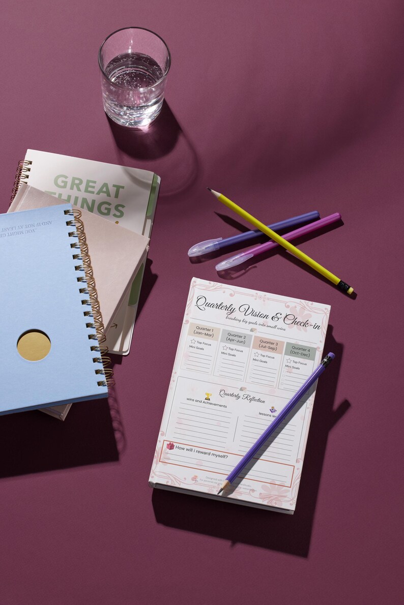 Yearly Vision Planner Printable 2026 | Goal Setting Planner PDF ...
