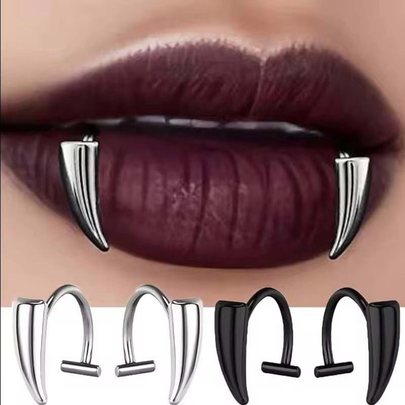 Vampire Fang Piercings - Etsy