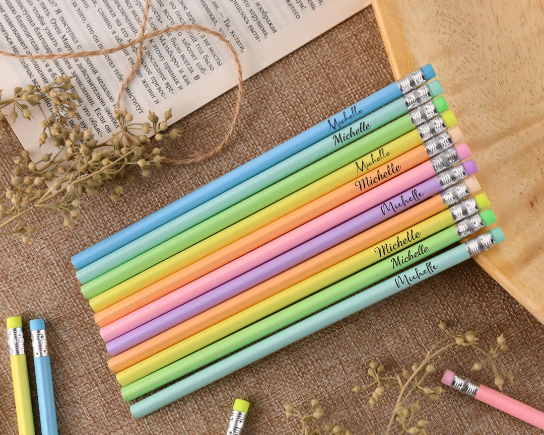 Personalized and Customizable Pencils. Suitable as School Supplies ...