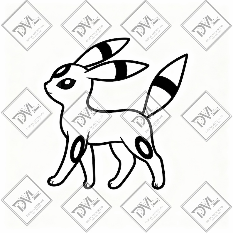 Pokemon Bundle, Gen 1 to Gen 9, Black & White, Complete Pokedex, SVG ...