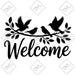 Welcome Sign , Birds 2 , Svg , Dxf , Png , Design for CNC, Laser ...