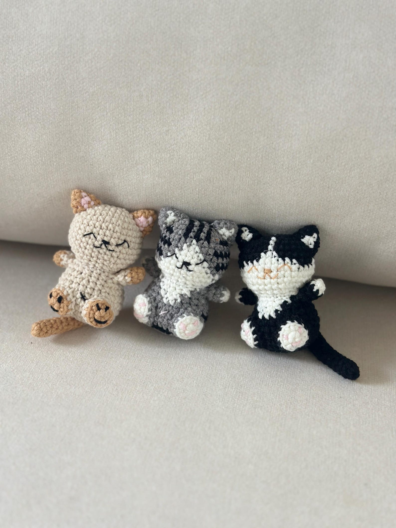 Crochet Cat Plushie Pattern, Amigurumi Stuffed Animal, Chubby Kitty Toy ...
