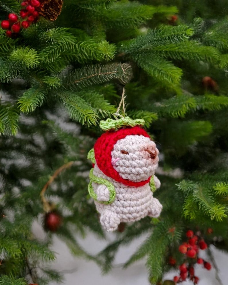 Capybara Crochet Pattern PDF, Amigurumi Capybara Plush, Cute Crochet Animal Pattern, Easy No Sew ...