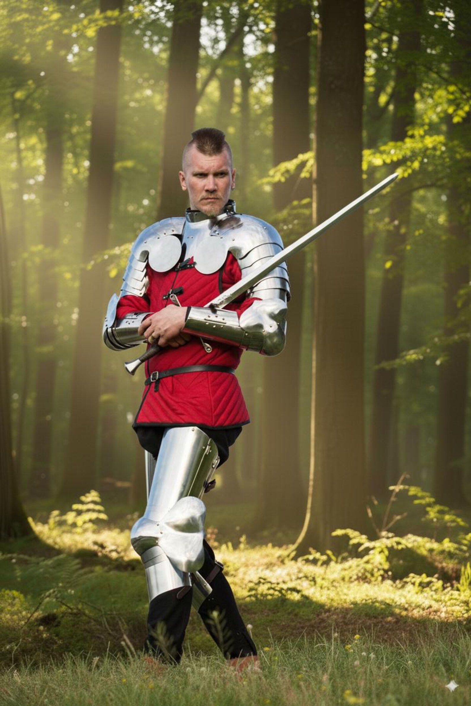 Errant Squire Full Suit of Armour – Medieval Knight Steel Armor for ...