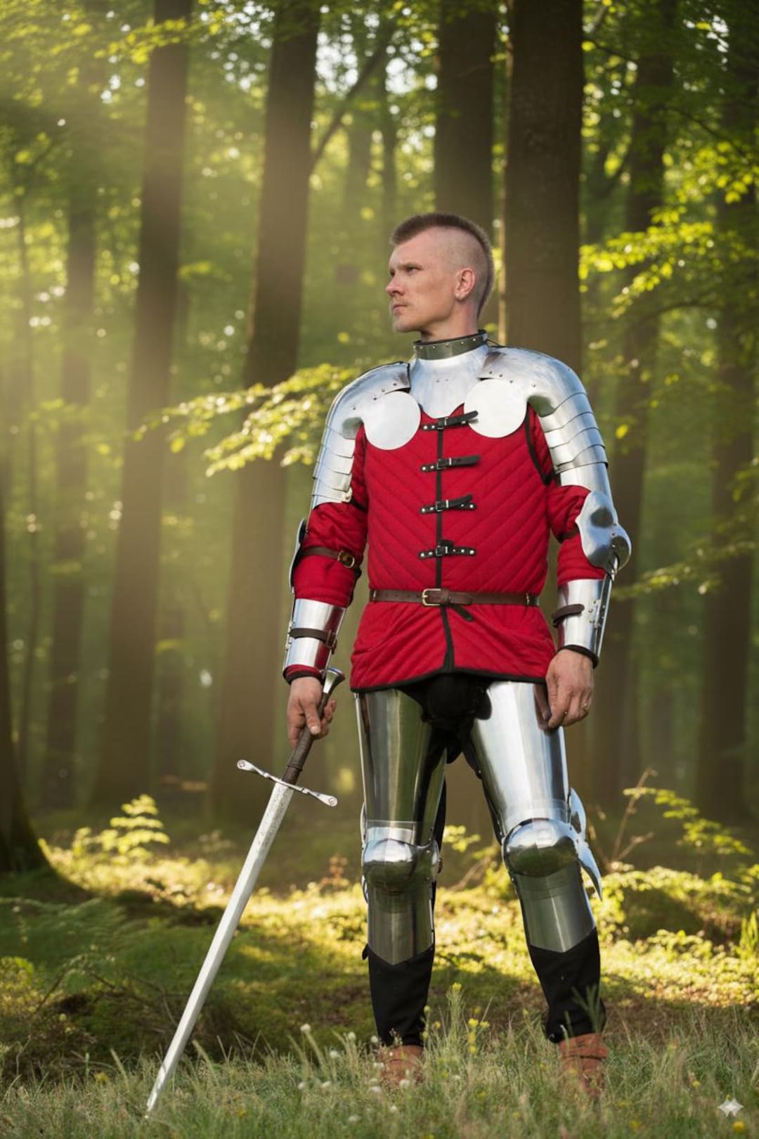 Errant Squire Full Suit of Armour – Medieval Knight Steel Armor for ...