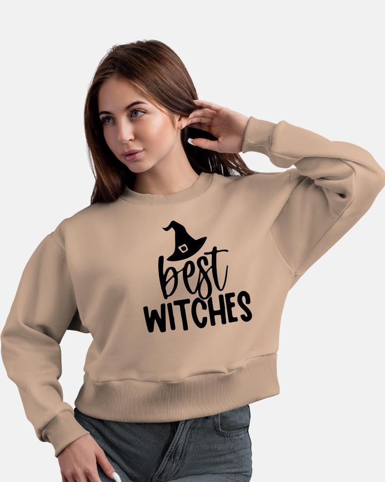 Best Witches SVG PNG | Halloween Friendship Cut File | Witch Hat Funny ...